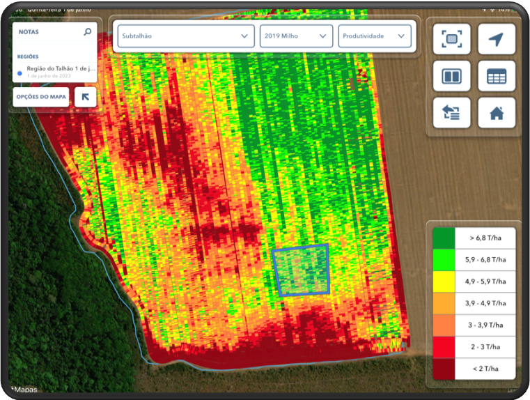 Como criar um sub talhão?
